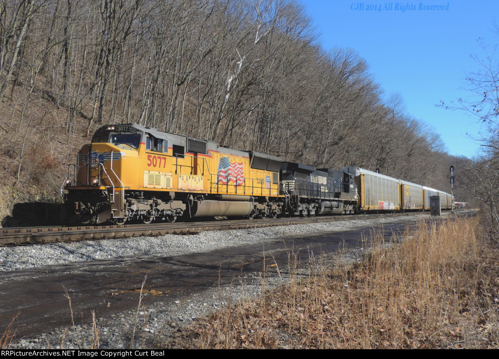 UP 5077 and NS 8892